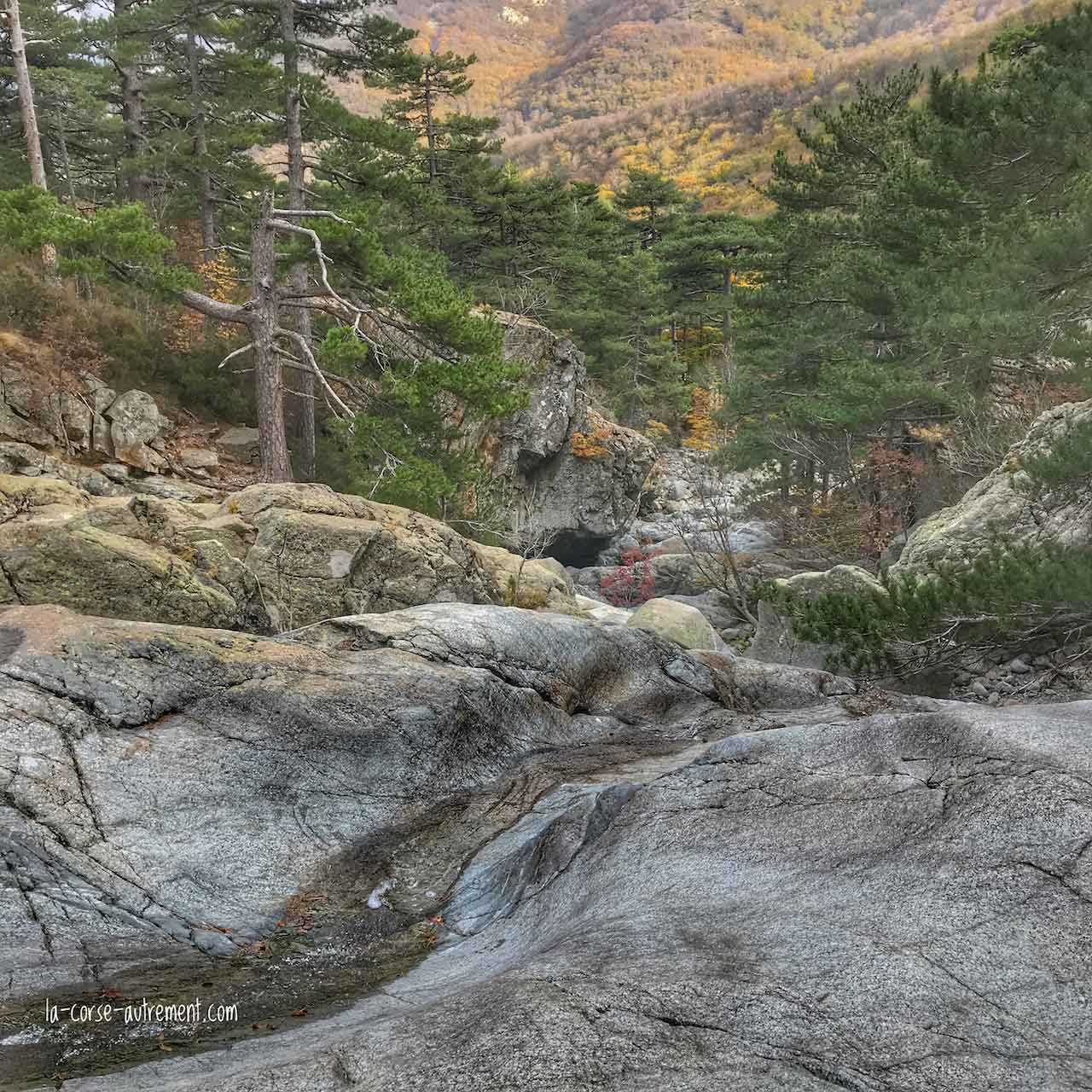Cascades des Anglais, dans la forêt de Vizzavona en Corse